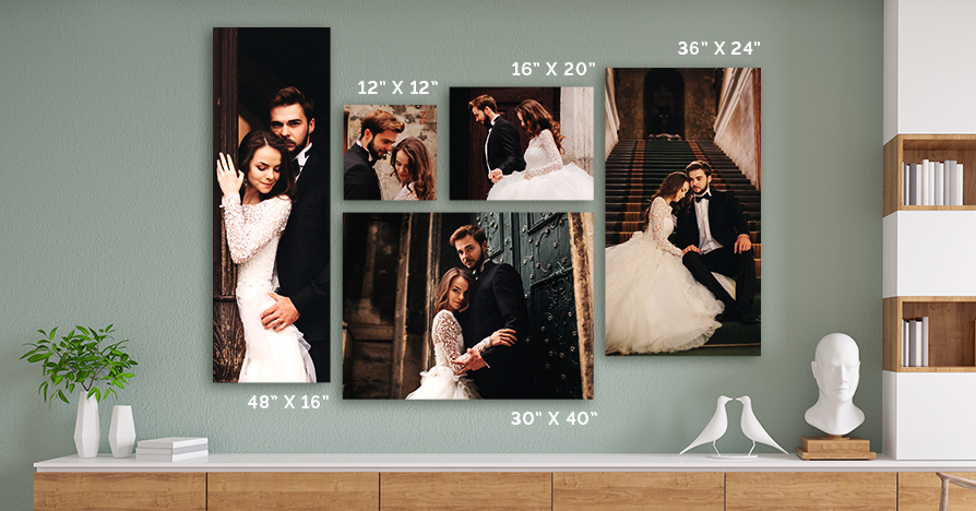 Canvas Print Sizes Styled At Home: 5 Most Popular Options